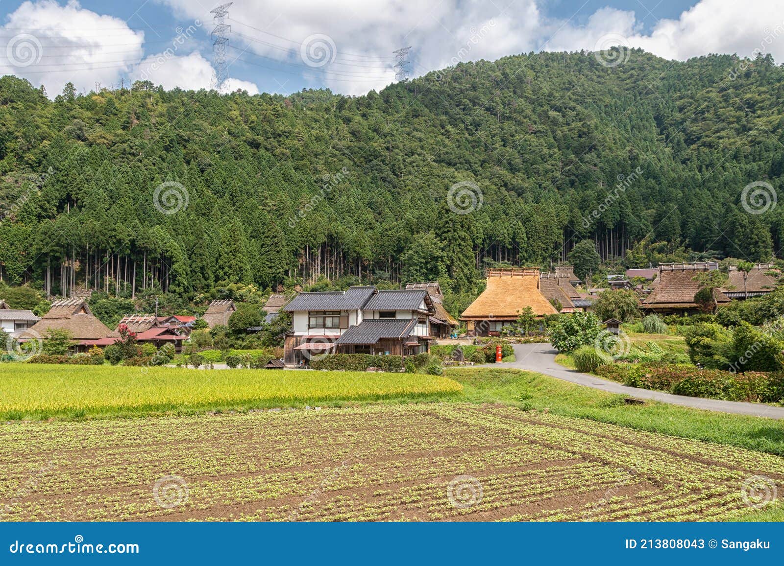 The Miyama District in Rural Kyoto Prefecture, Japan Stock Image ...