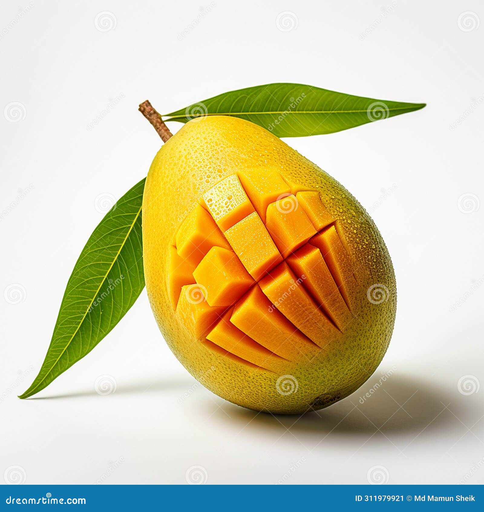 Miyazaki Mango Fruit AI Generative Stock Illustration - Illustration of ...