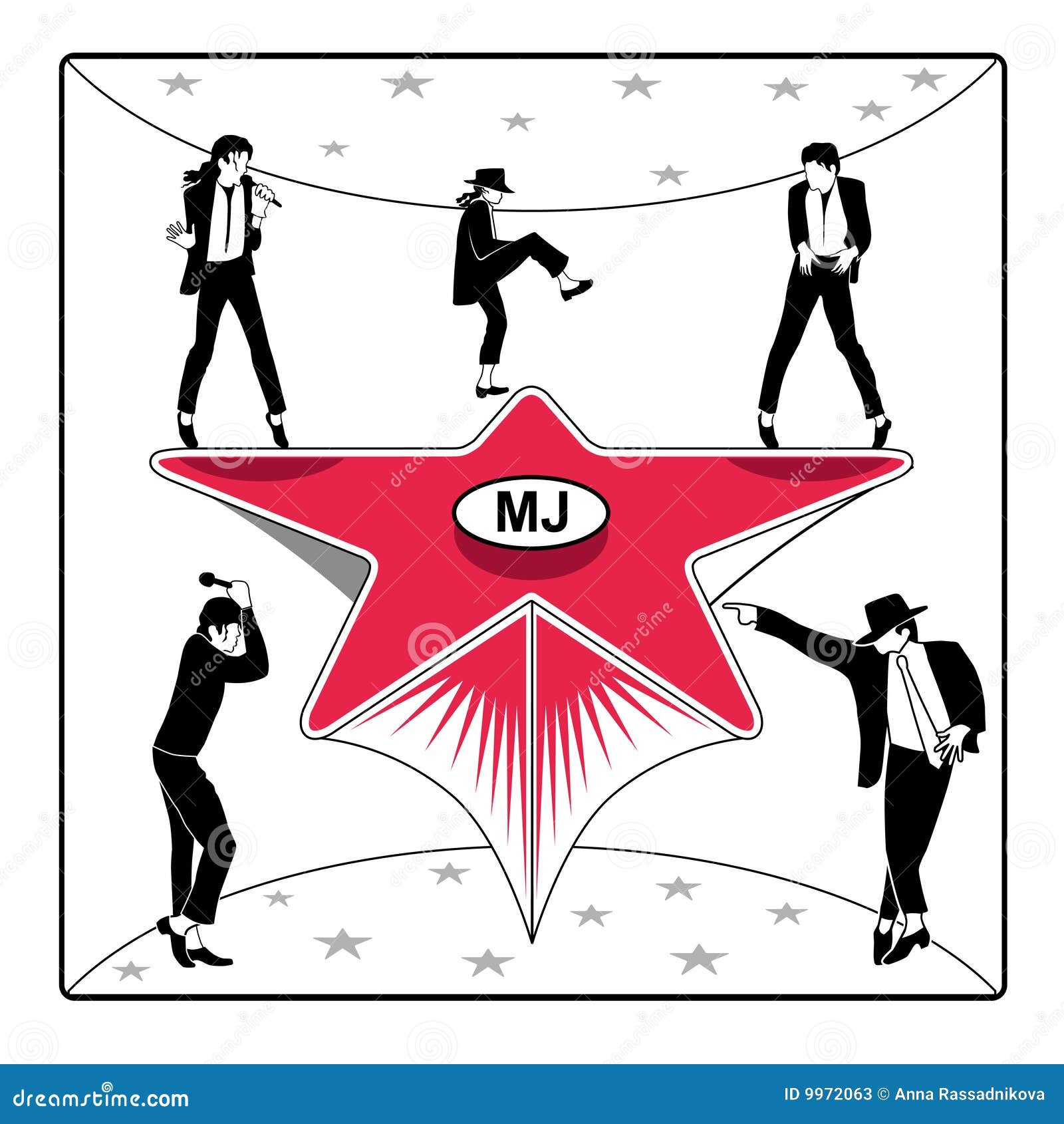 MJ s star editorial stock photo. Illustration of movement - 9972063