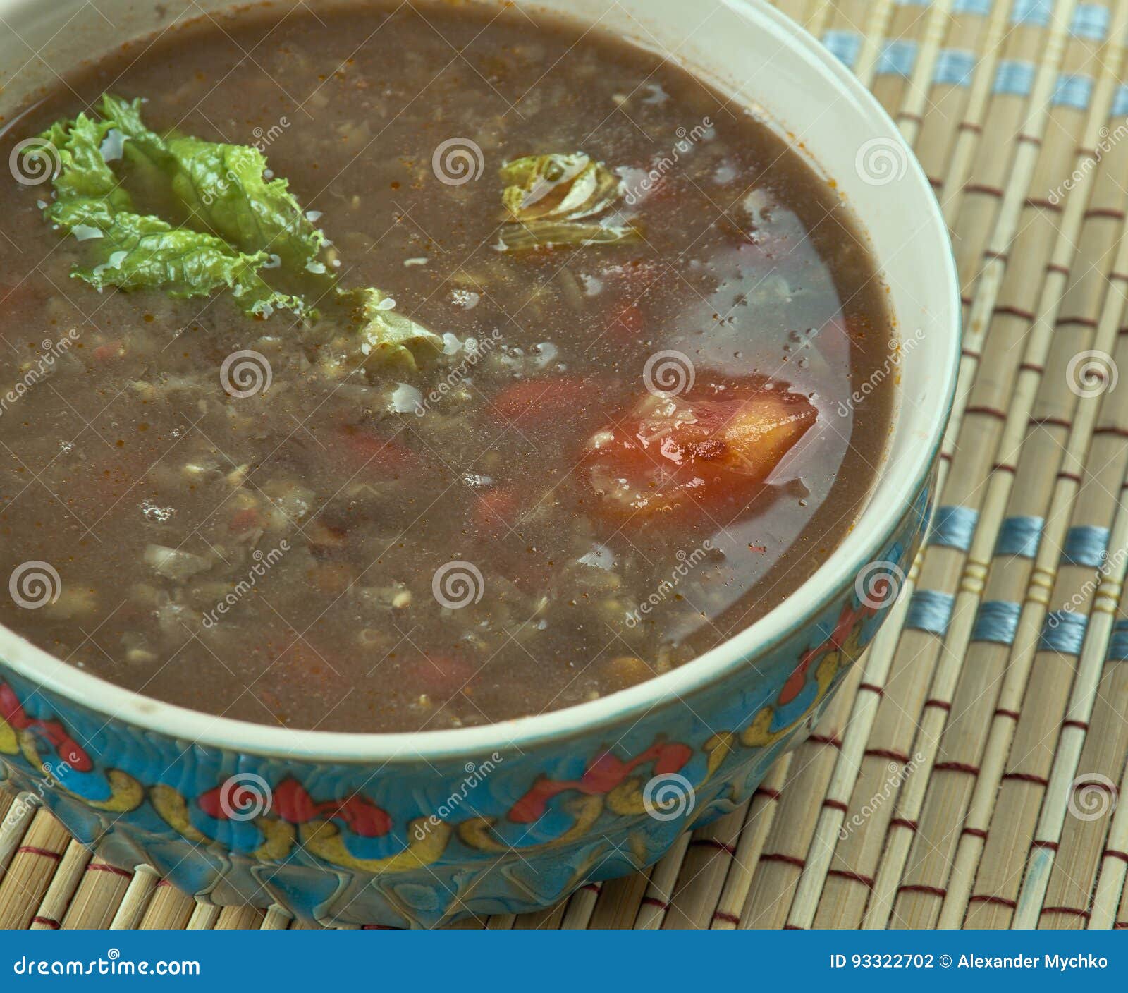 Mjadrat Fasoulya foto de stock. Imagem de prato, alimento - 93322702