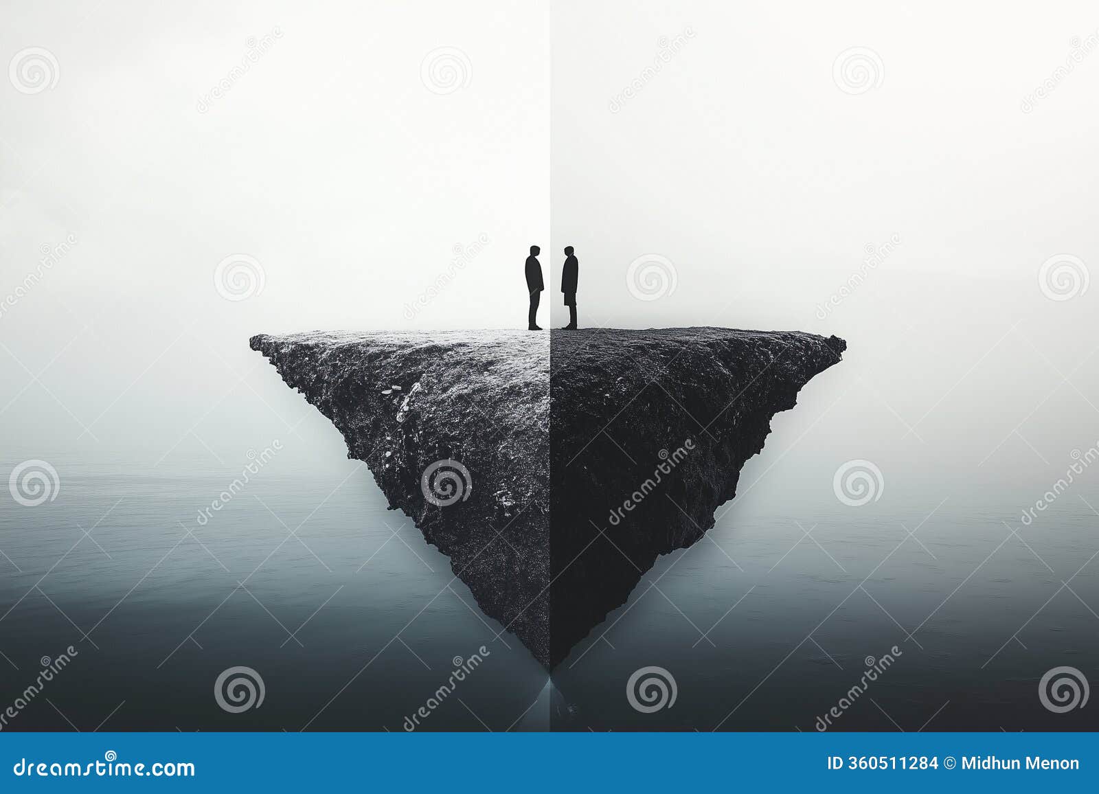 Separation In Opposite Directions. Distribution Of Efforts In Two Ways ...