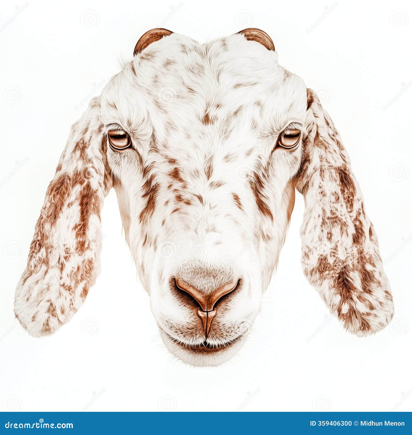 BOER GOAT CROSS BREEDS LOGO Cartoon Vector | CartoonDealer.com #301566031