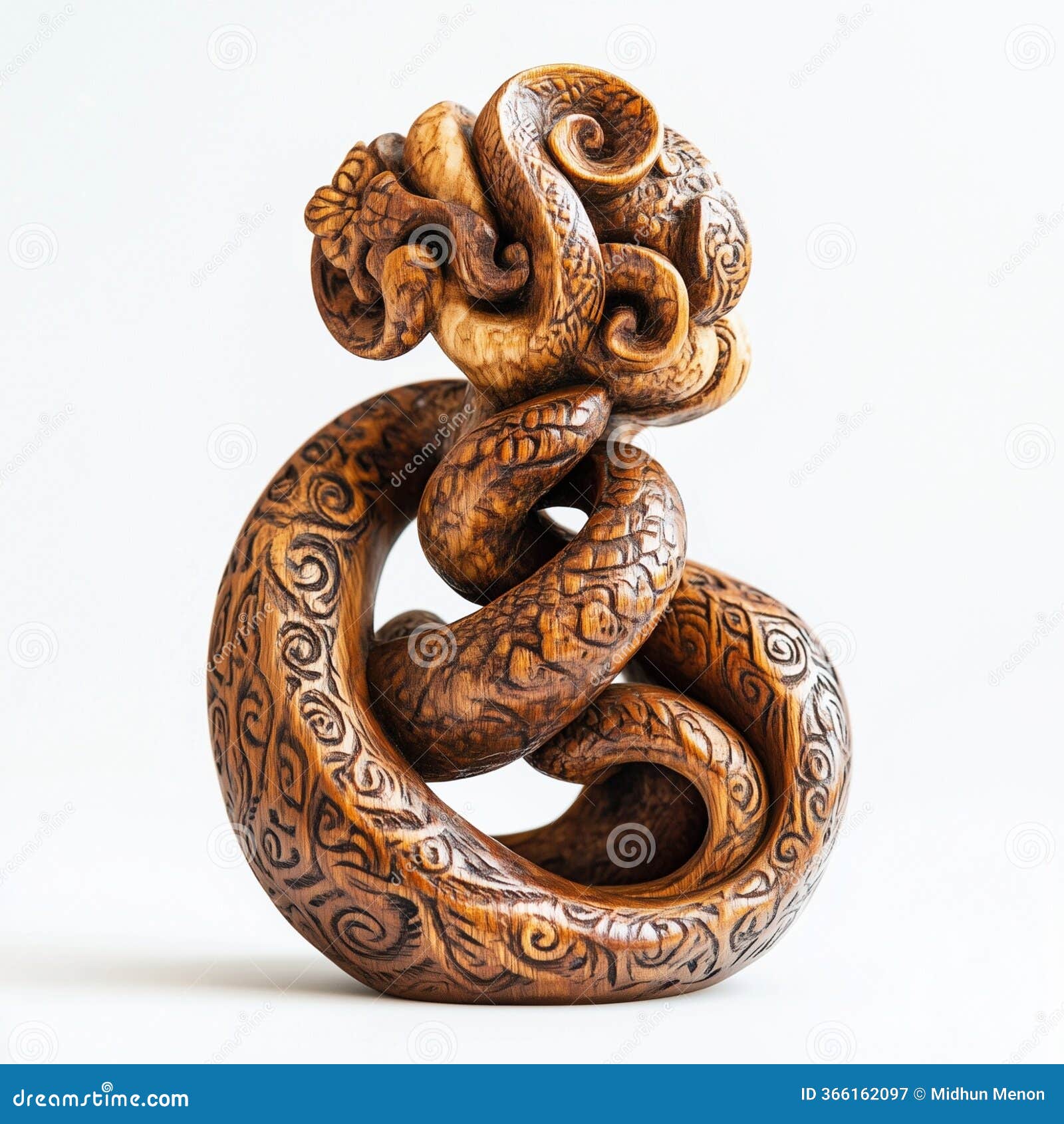 Wooden Sculpture Of A Human Face Representing The Art Of Wood Carving ...