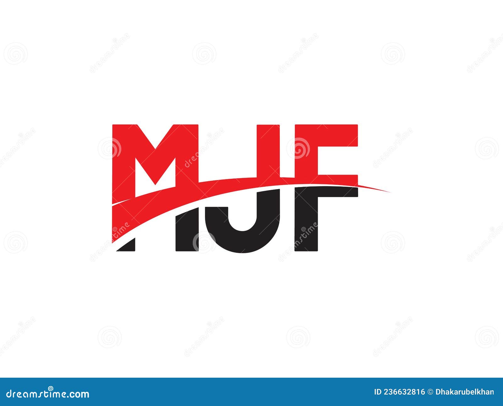MJF Letter Initial Logo Design Stock Vector - Illustration of brand ...