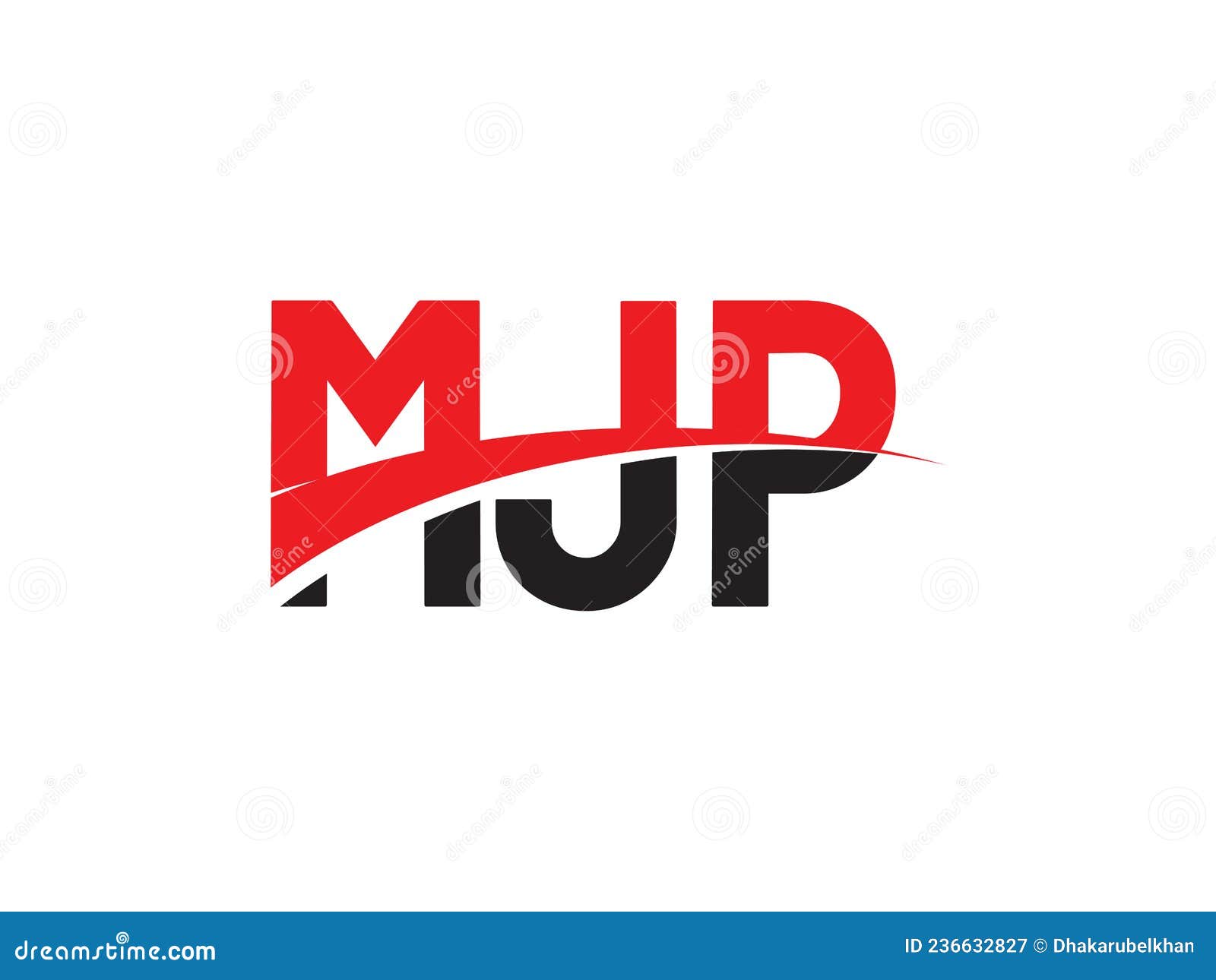 MJP Letter Initial Logo Design Stock Vector - Illustration of initial ...