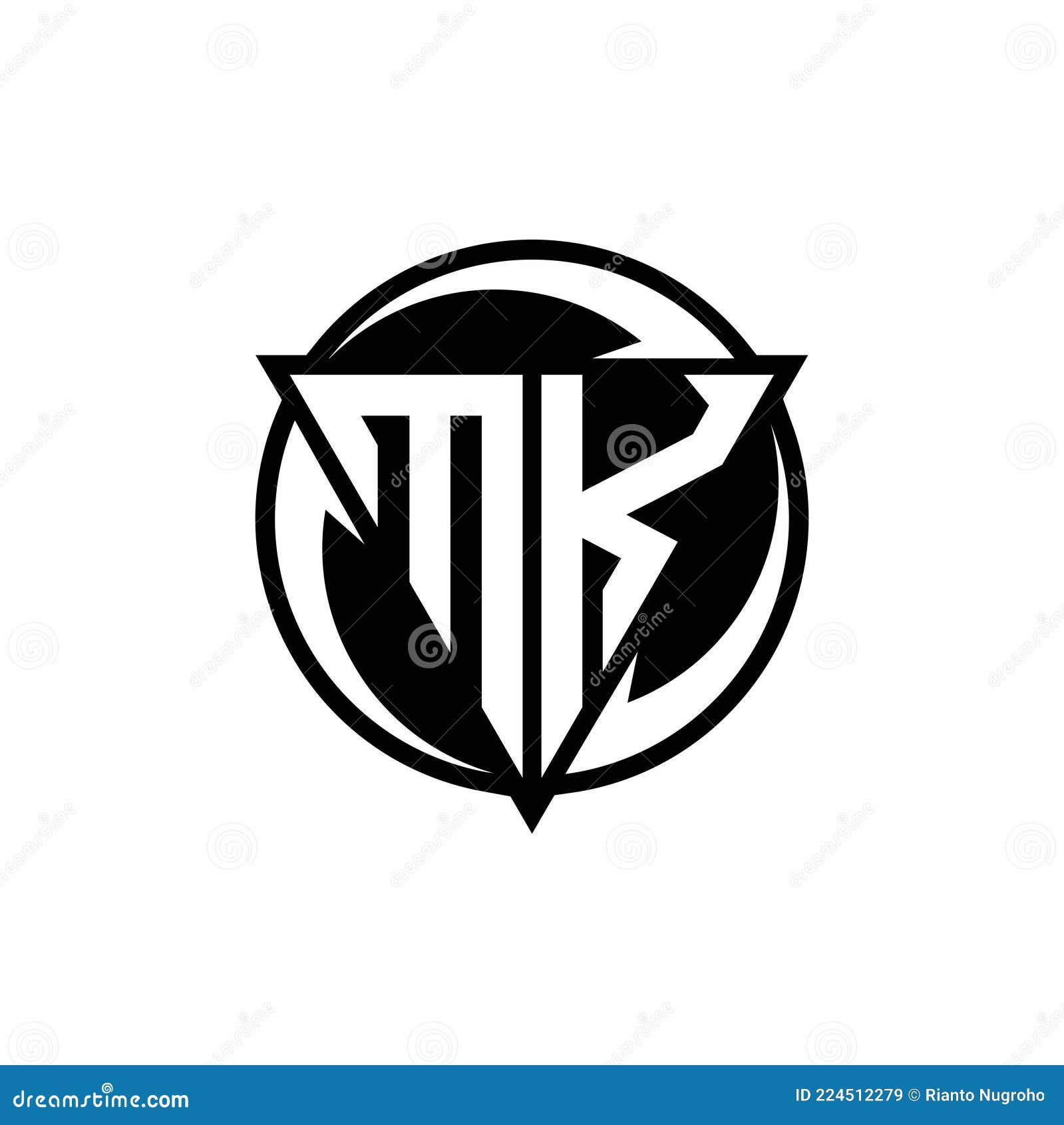 MK Logo Monogram Design Template Stock Vector - Illustration of minimal ...