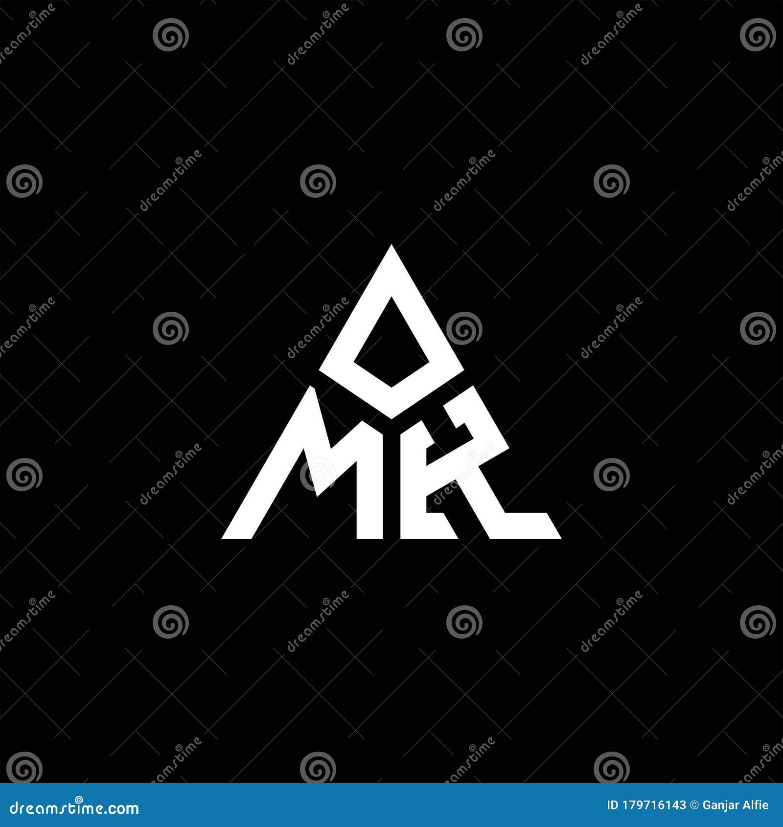 MK Monogram Logo with 3 Pieces Shape Isolated on Triangle Stock Vector ...