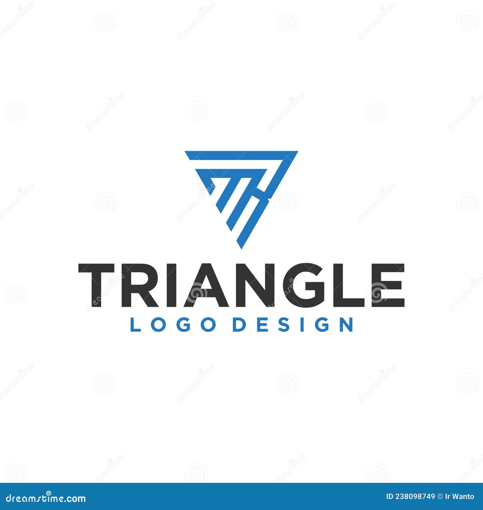 Mk or Km Triangle Logo Design Stock Vector - Illustration of flat ...