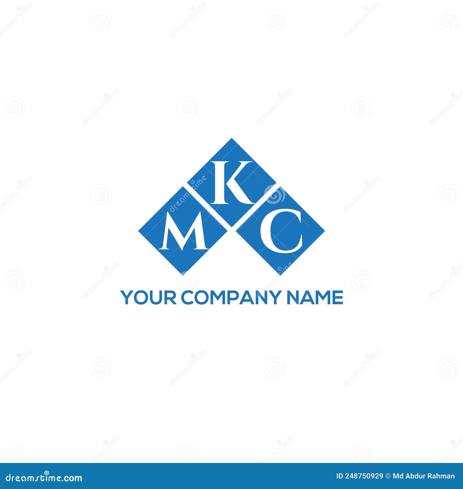 MKC Letter Logo Design on WHITE Background. MKC Creative Initials ...