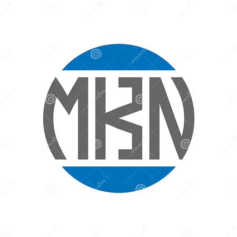 MKN Letter Logo Design on White Background. MKN Creative Initials ...