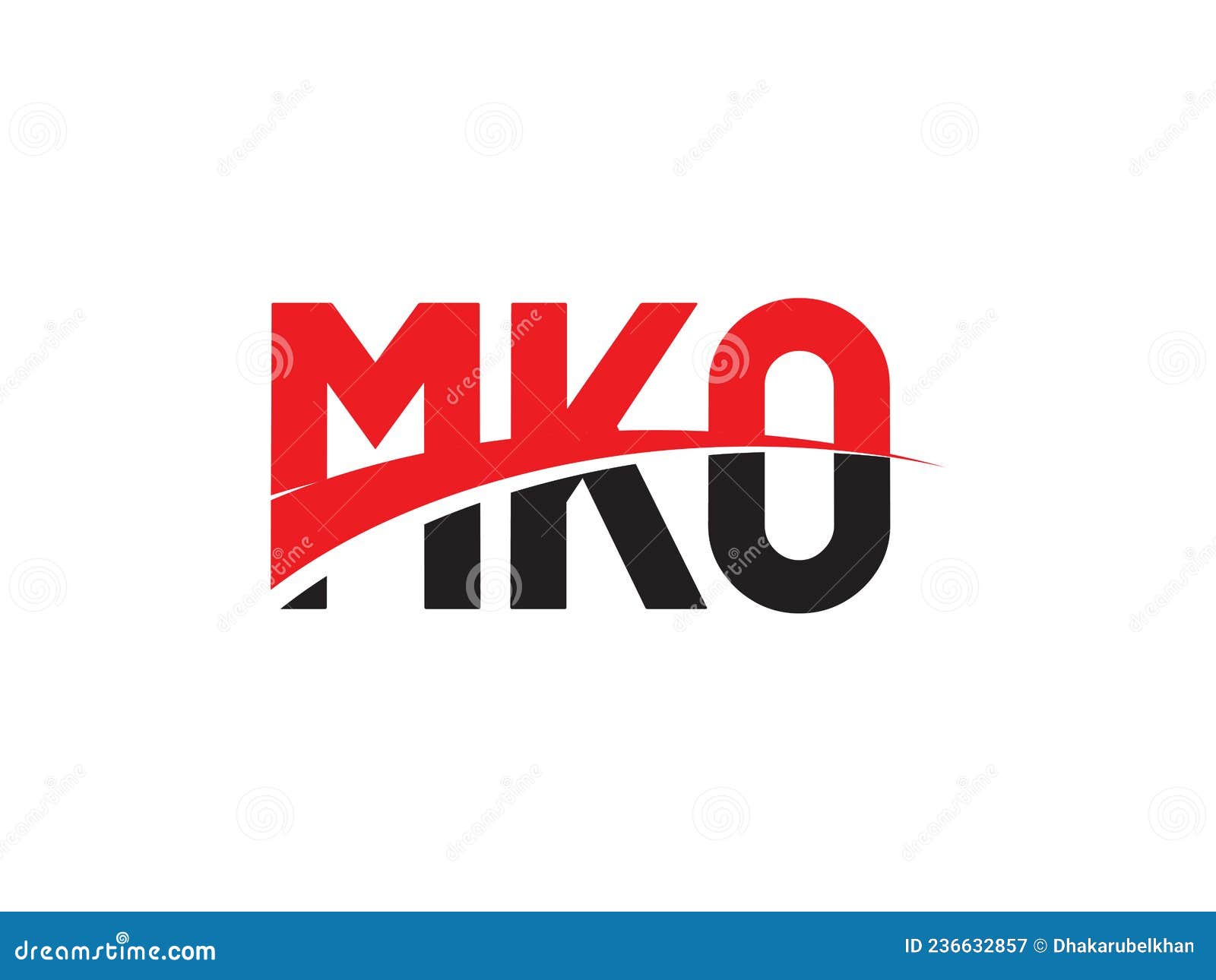 MKO Letter Initial Logo Design Stock Vector - Illustration of element ...