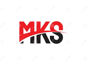 MKS Letter Initial Logo Design Stock Vector - Illustration of ligh ...