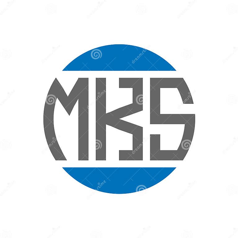MKS Letter Logo Design on White Background. MKS Creative Initials ...