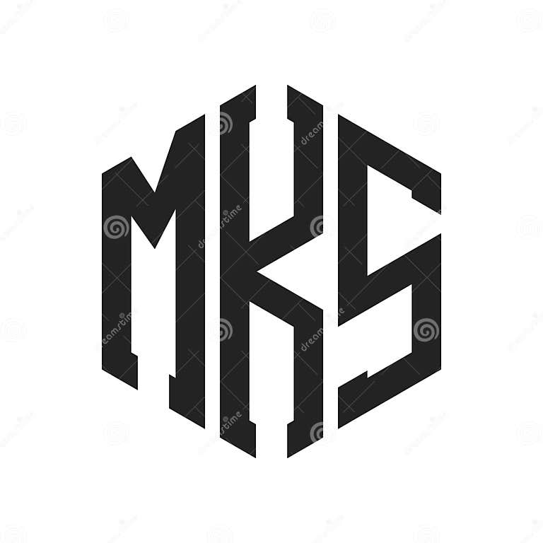 MKS Logo Design. Initial Letter MKS Monogram Logo Using Hexagon Shape ...