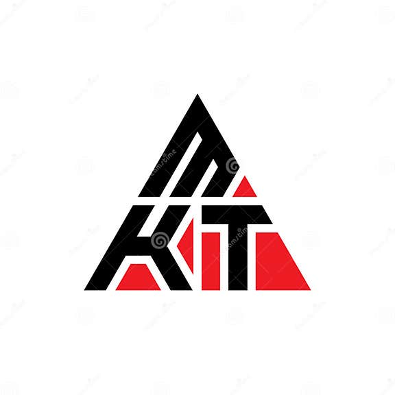 MKT Triangle Letter Logo Design with Triangle Shape. MKT Triangle Logo ...