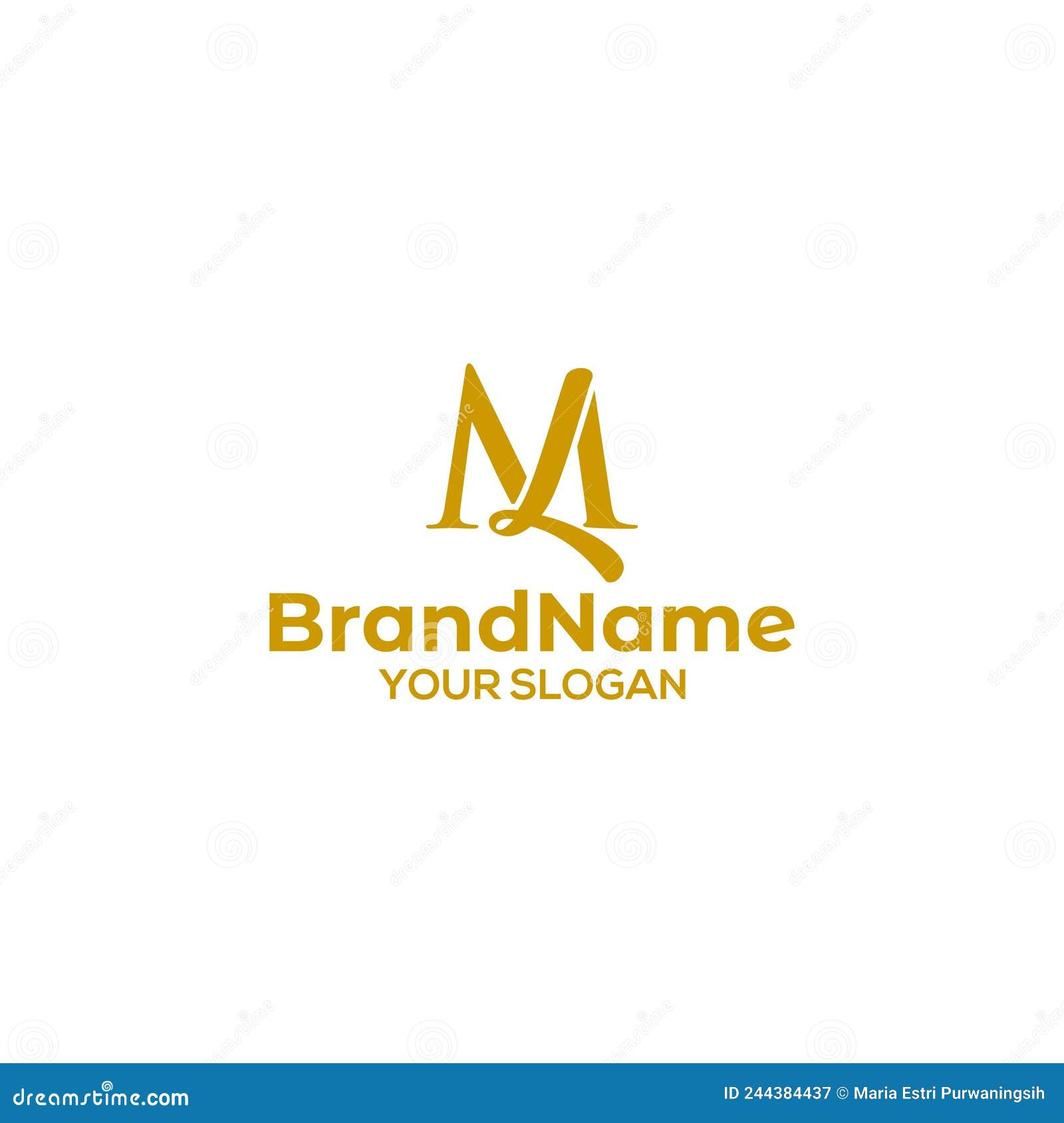 ML Logo Letter Monogram Design Vector Stock Vector - Illustration of ...