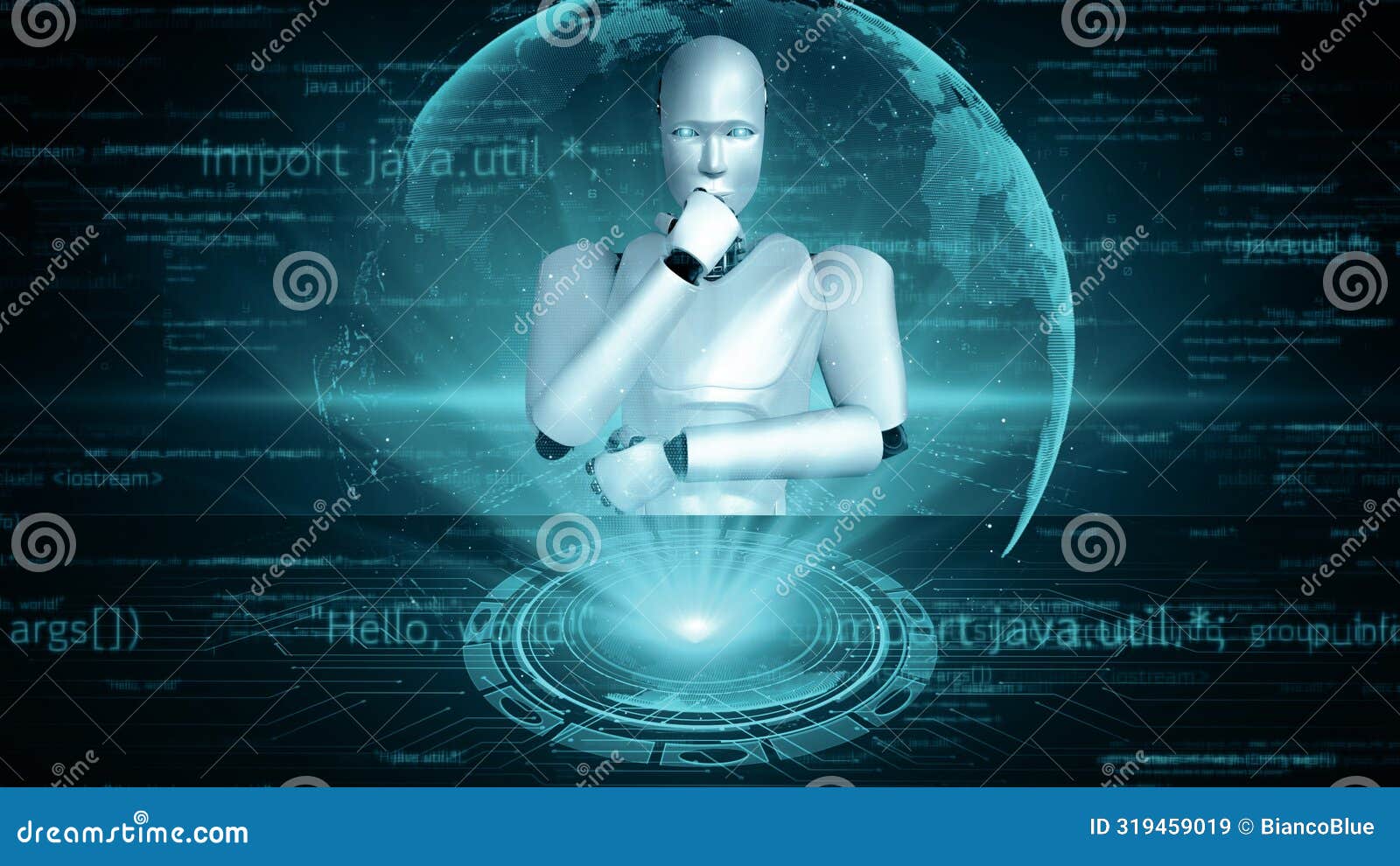 MLB Futuristic Robot Artificial Intelligence Huminoid AI Programming ...