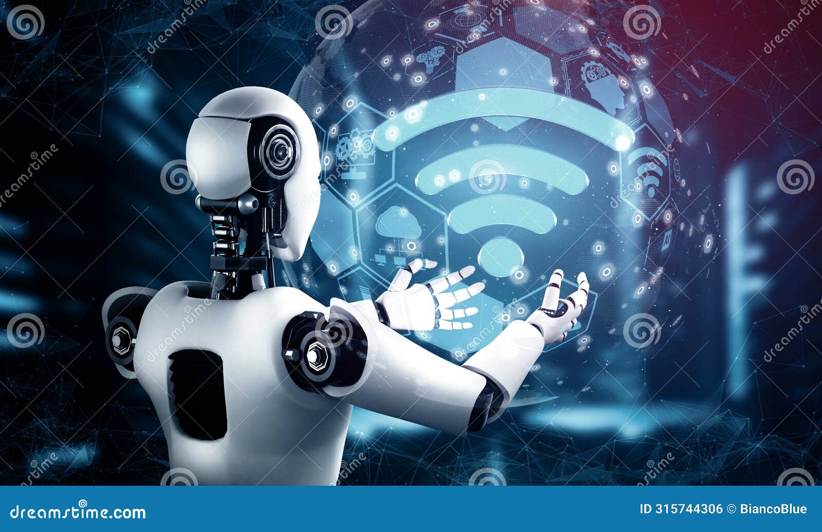 MLB Internet Connection Controlled by AI Robot and Machine Learning ...