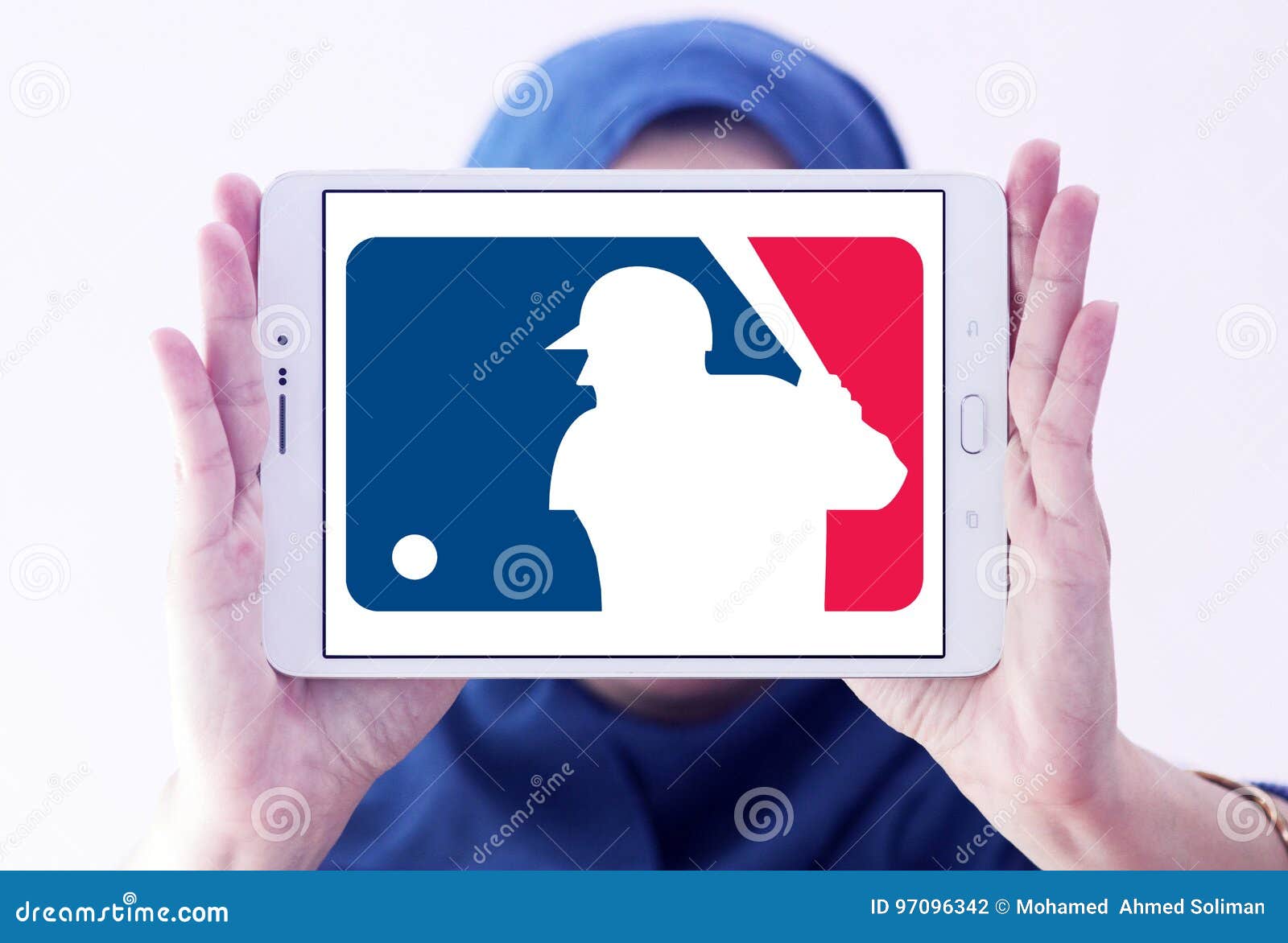 MLB, Logotipo De Major League Baseball Fotografia Editorial - Imagem de ...
