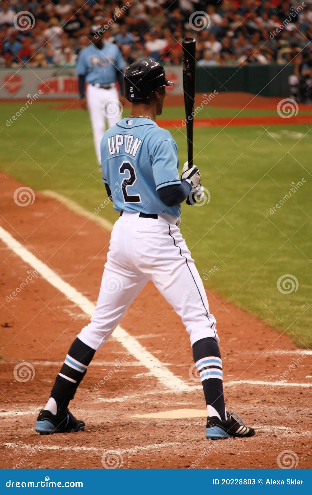 MLB Tampa Bay Rays Player BJ Upton Editorial Stock Photo - Image of ...