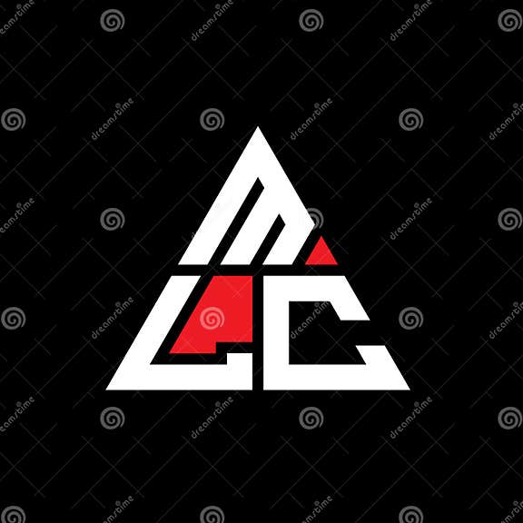 MLC Triangle Letter Logo Design with Triangle Shape. MLC Triangle Logo ...