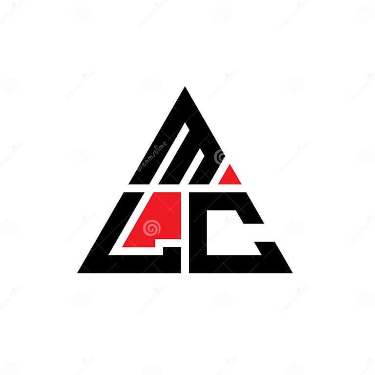MLC Triangle Letter Logo Design with Triangle Shape. MLC Triangle Logo ...