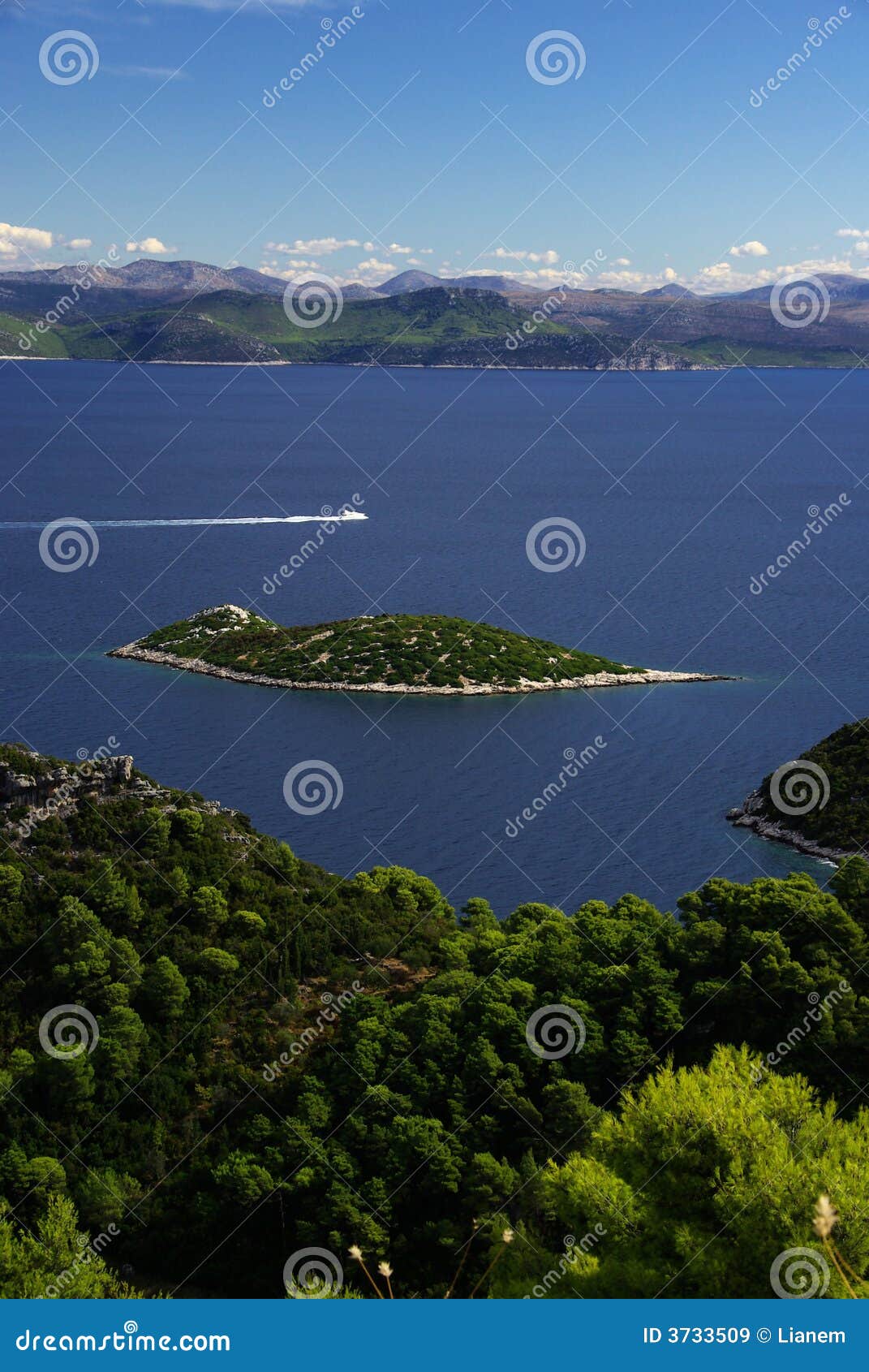 Mljet Island before the Islandl 02 Stock Image - Image of islands ...