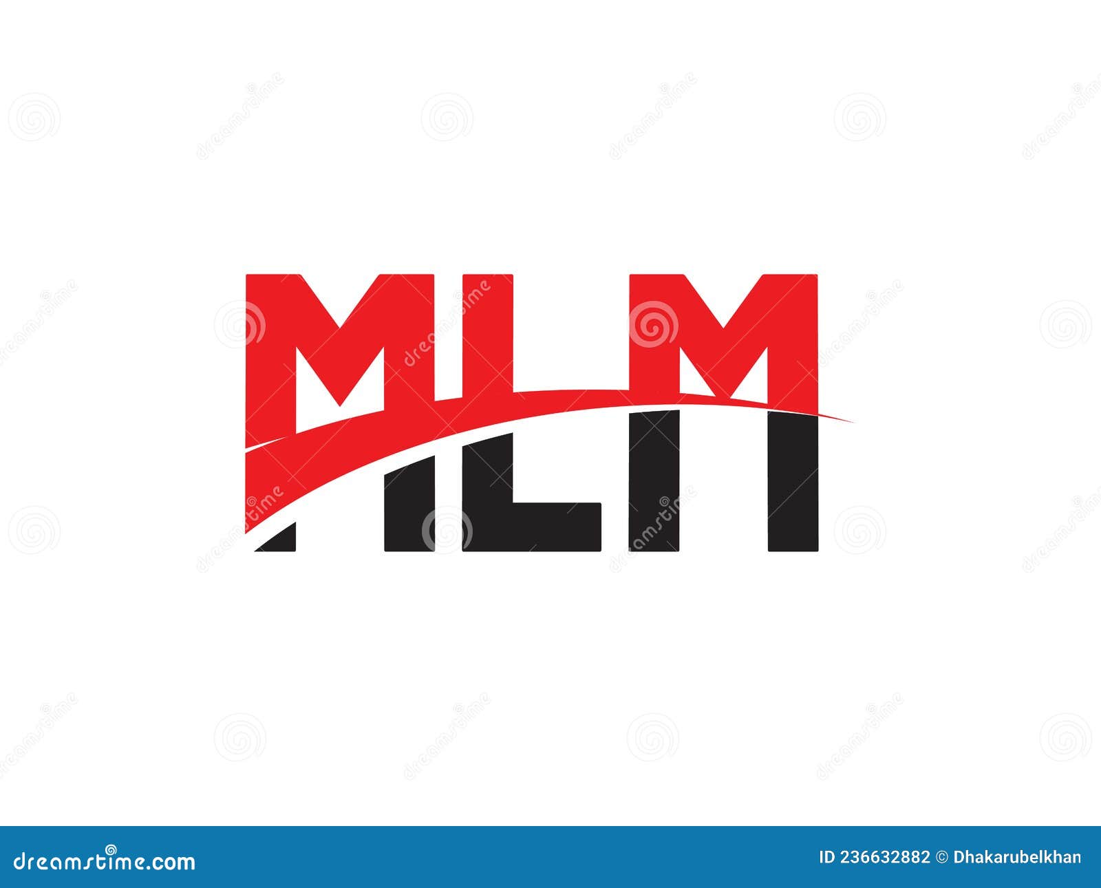 MLM Letter Initial Logo Design Stock Vector - Illustration of business ...