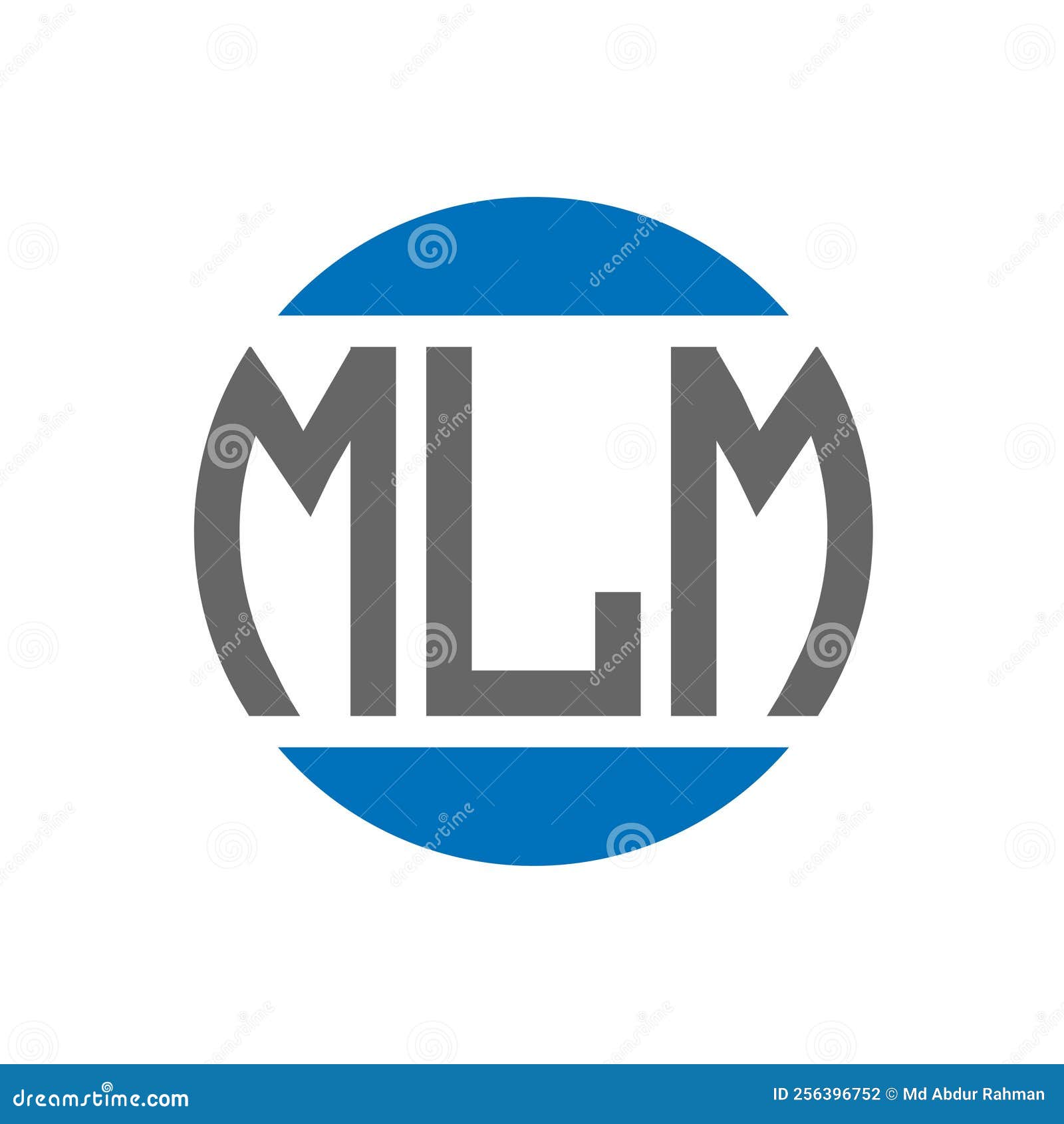 MLM Letter Logo Design on White Background. MLM Creative Initials ...