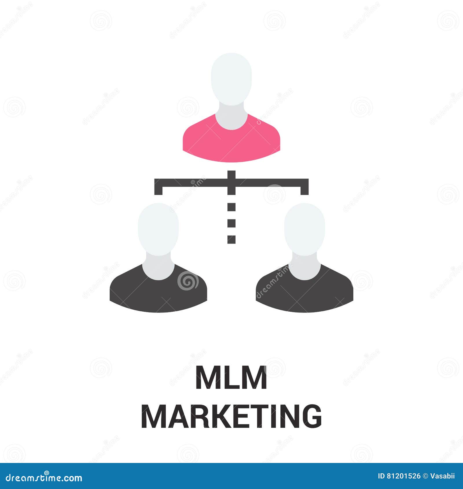 Mlm marketing icon stock vector. Illustration of business - 81201526