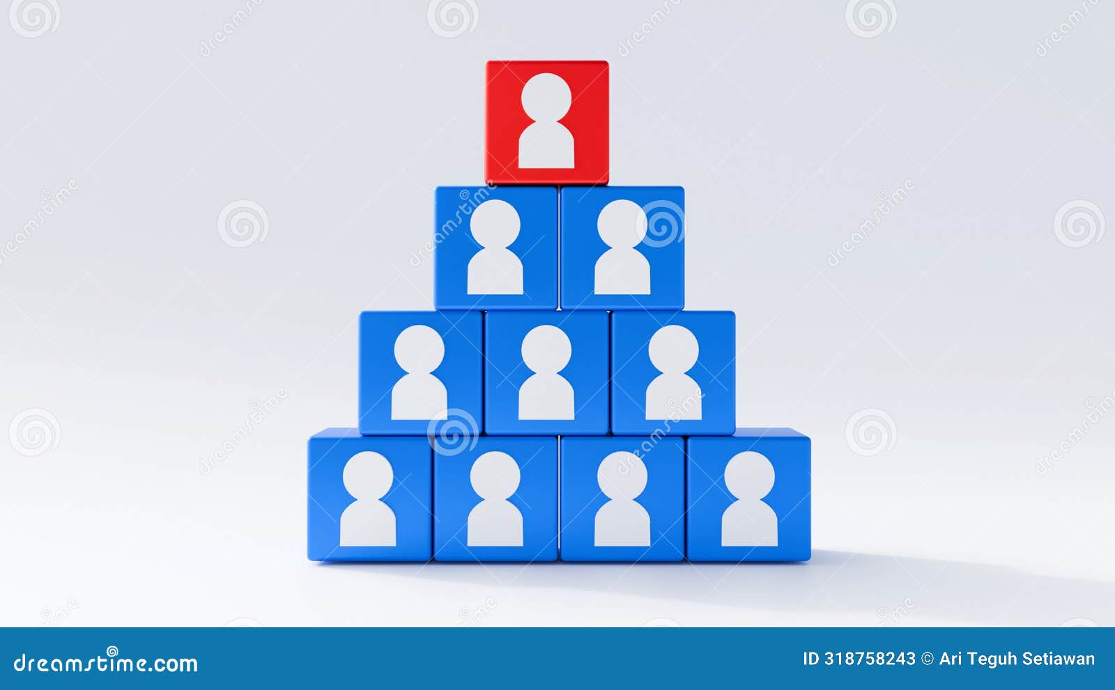 MLM Network Marketing Chart Structure Stock Illustration - Illustration ...