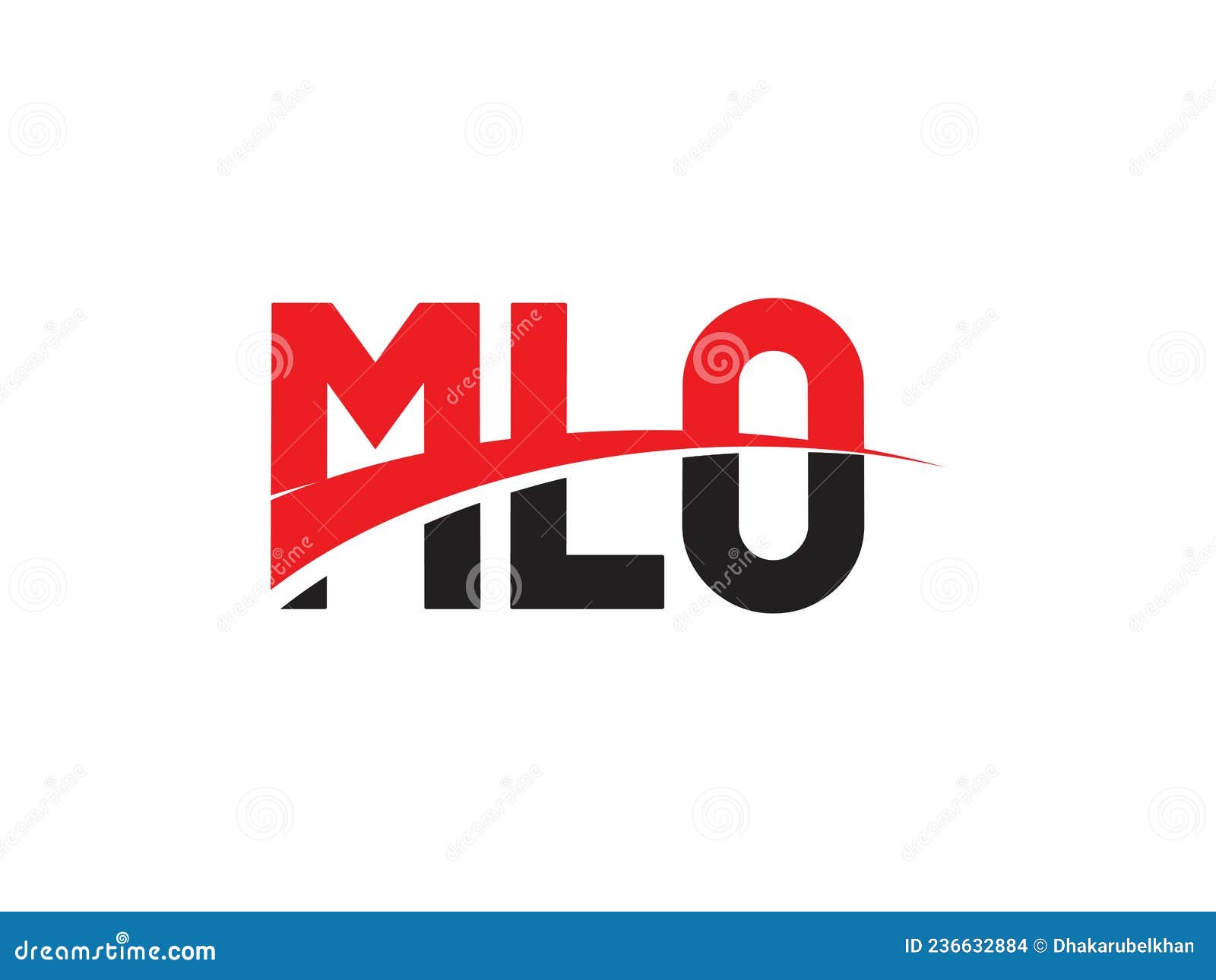MLO Letter Initial Logo Design Stock Vector - Illustration of graphic ...