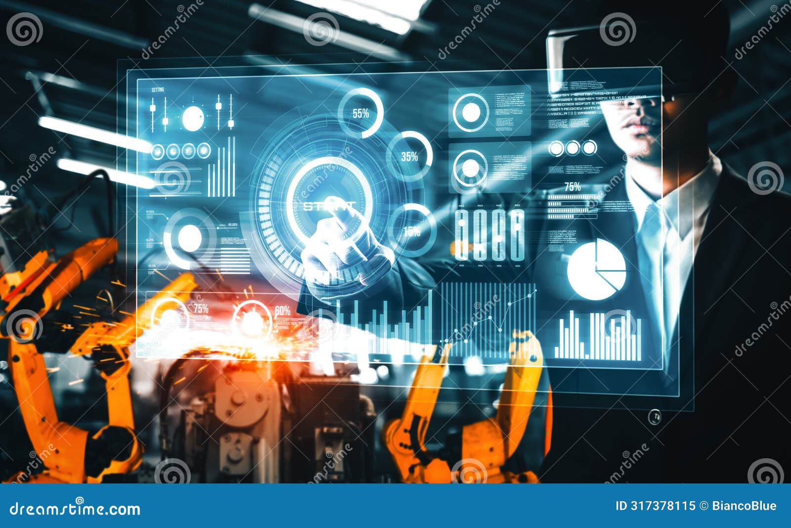 MLP Advanced Robot Arm System for Digital Industry and Factory Robotic ...