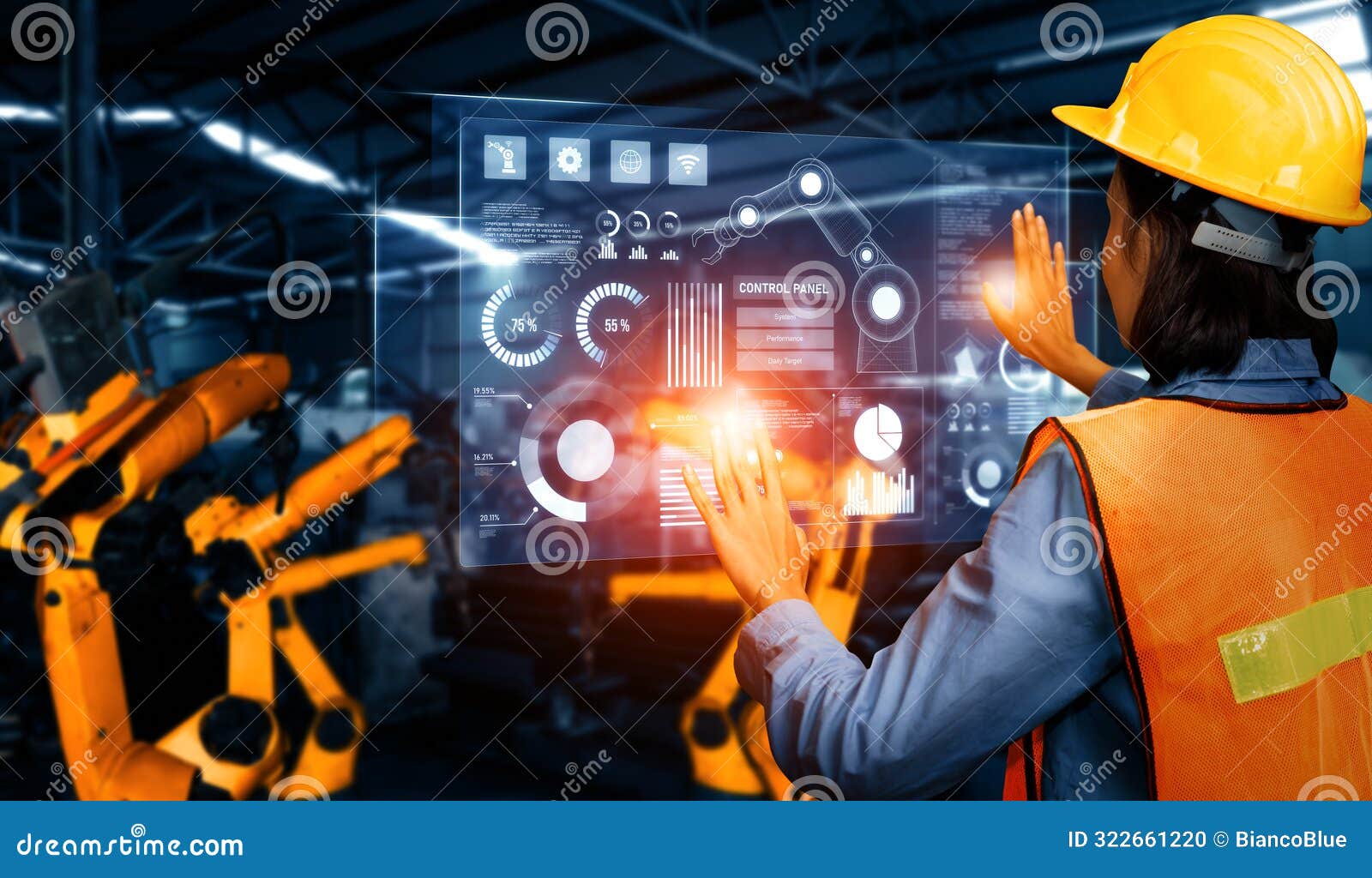 MLP Advanced Robot Arm System for Digital Industry and Factory Robotic ...