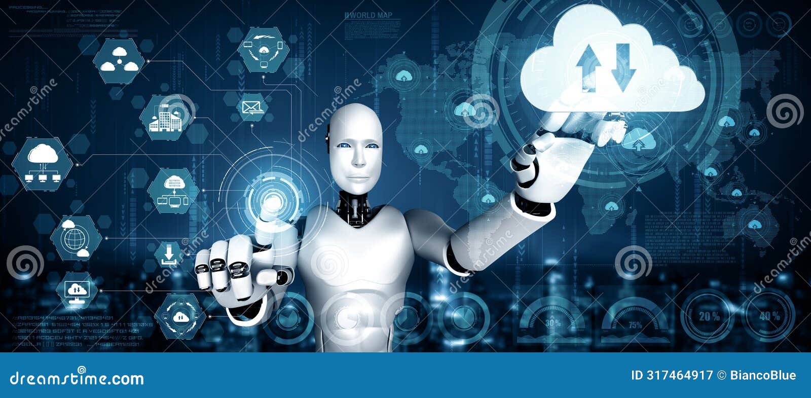 MLP AI Robot Using Cloud Computing Technology To Store Data on Online ...