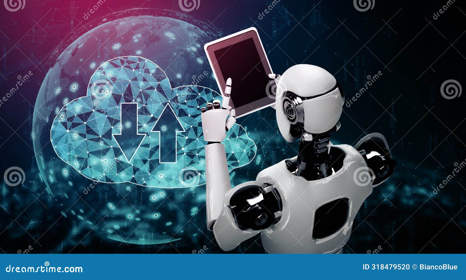 MLP AI Robot Using Cloud Computing Technology To Store Data on Online ...