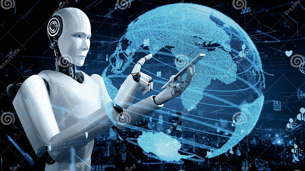 MLP Internet Connection Controlled by AI Robot Huminoid and Machine ...