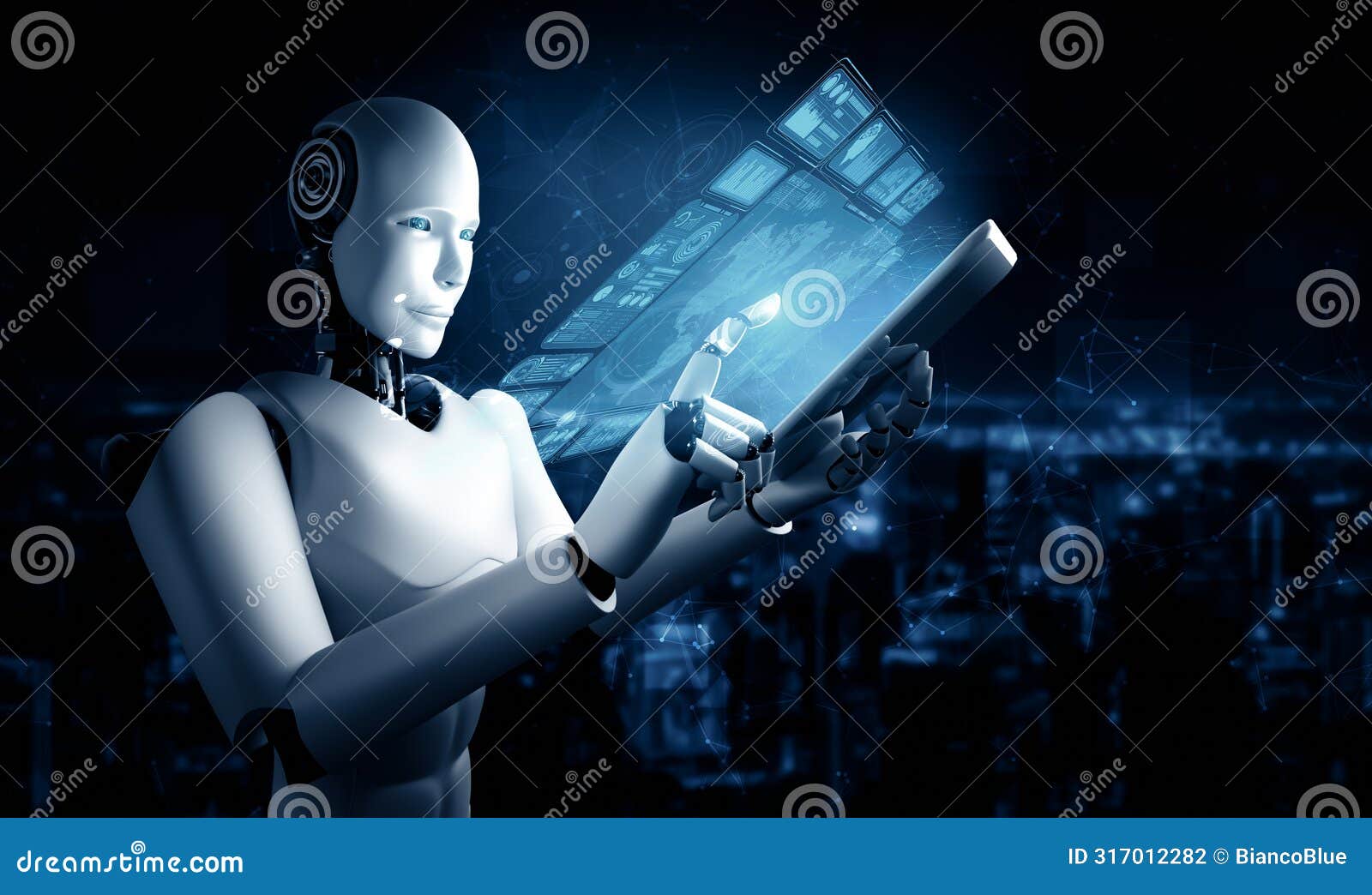 MLP Robot Humanoid Using Tablet Computer for Big Data Analytic Stock ...