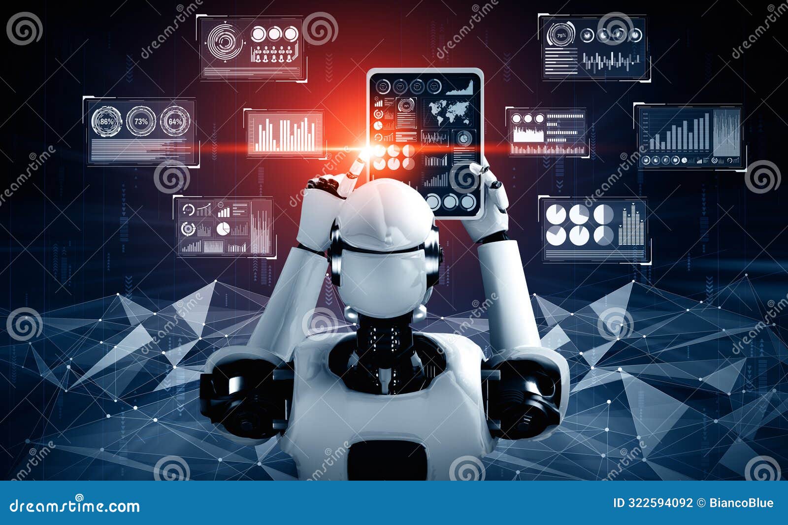 MLP Robot Humanoid Using Tablet Computer for Big Data Analytic Stock ...