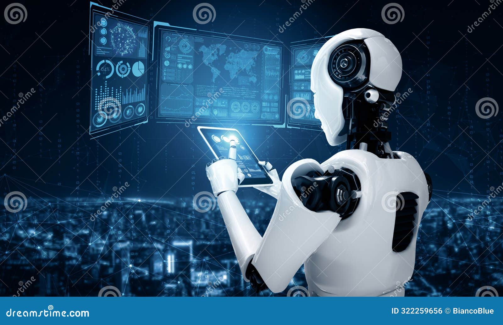 MLP Robot Humanoid Using Tablet Computer for Big Data Analytic Stock ...