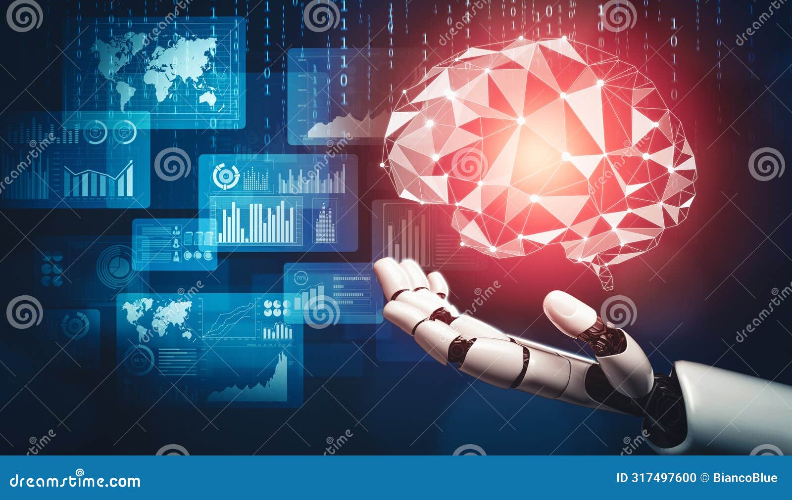 MLP Futuristic AI Thinking of Droid Robot Artificial Intelligence ...