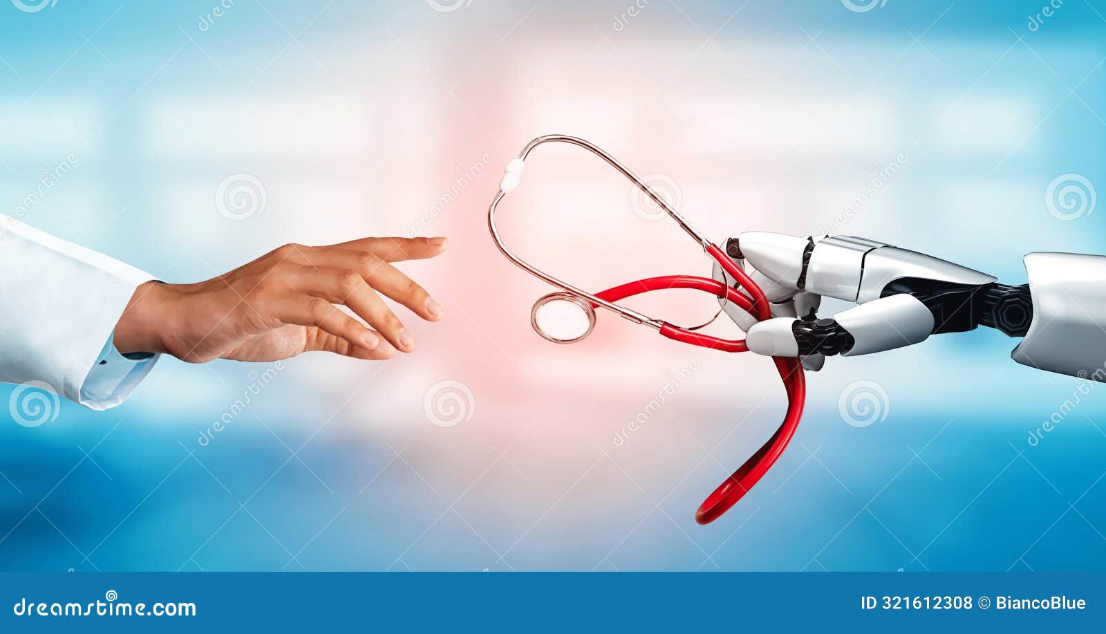 MLP 3D Rendering Medical Artificial Intelligence Robot Stock ...