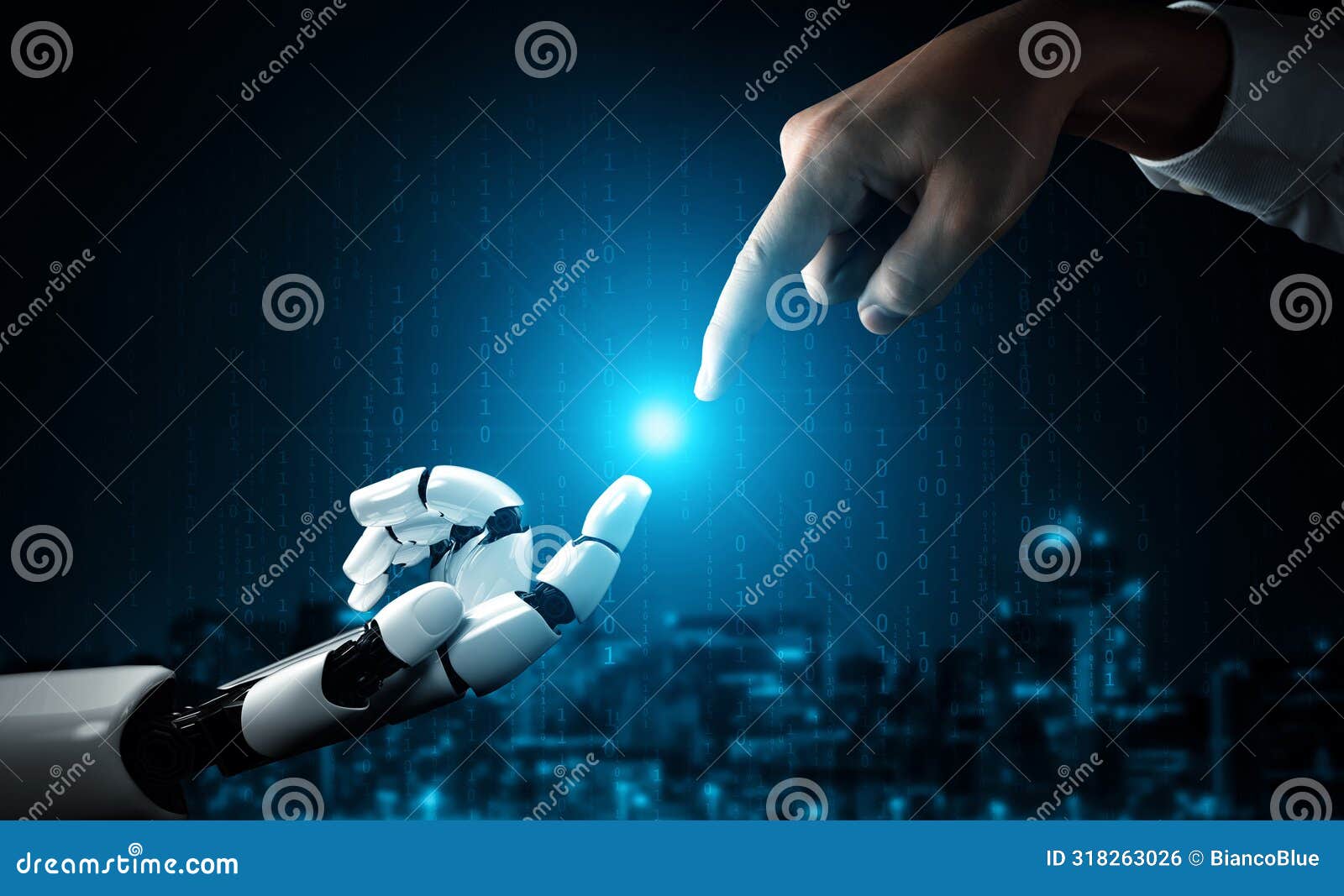 MLP Future Artificial Intelligence Robot and Cyborg. Stock Illustration ...