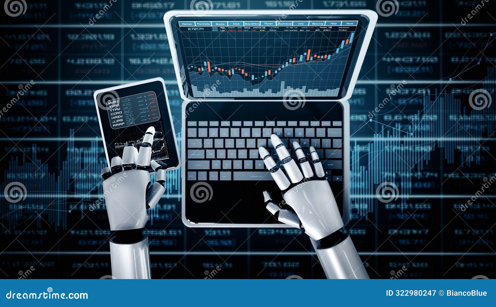 MLP Future Financial Technology Controlled by AI Robot Using Machine ...