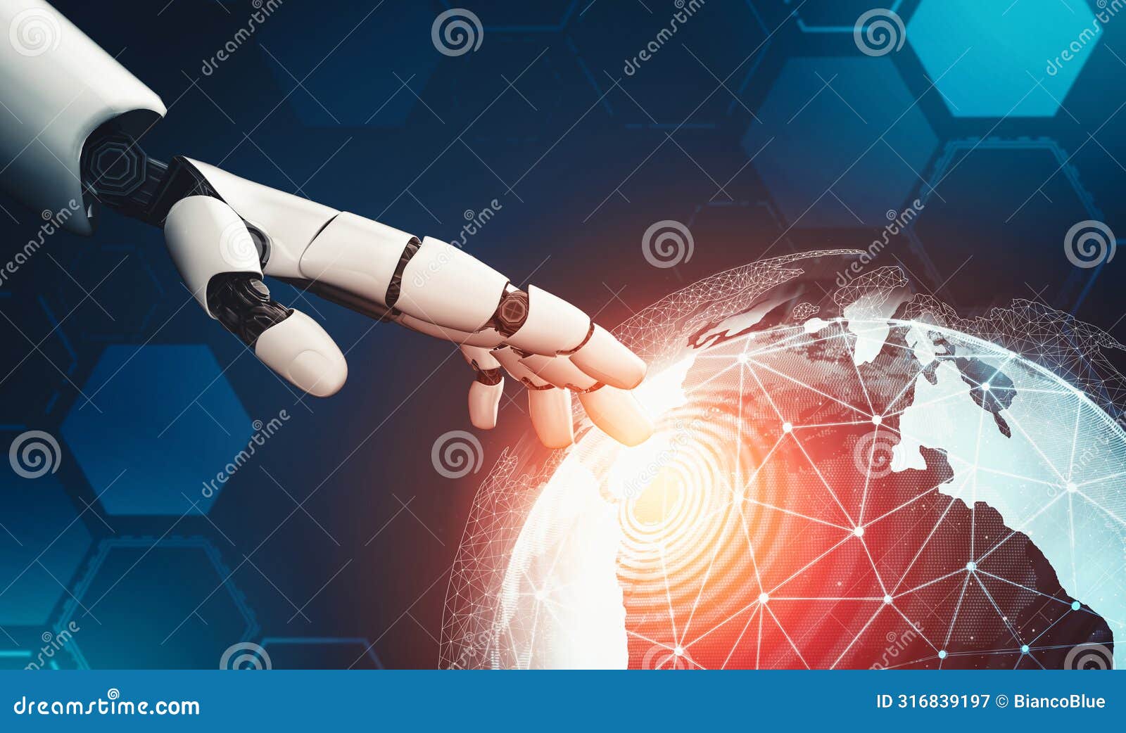 MLP Futuristic AI Thinking of Droid Robot Artificial Intelligence ...