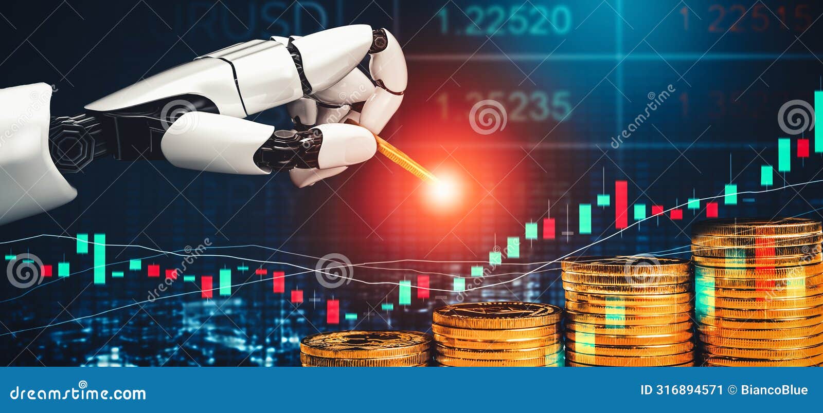 MLP Futuristic AI Thinking of Droid Robot Artificial Intelligence ...