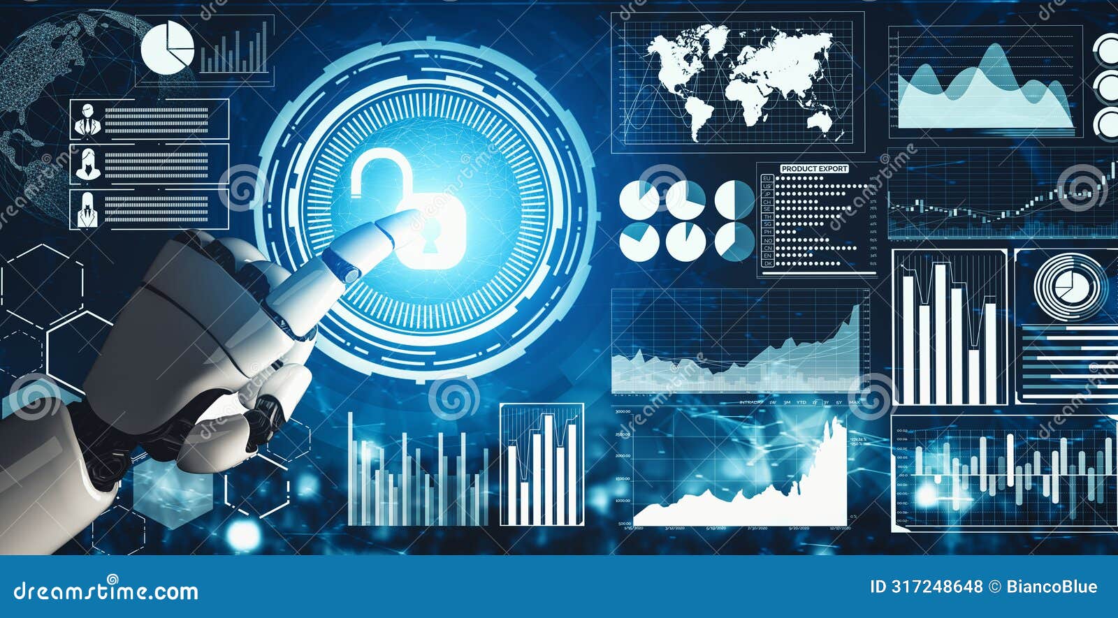 MLP Futuristic AI Thinking of Droid Robot Artificial Intelligence ...