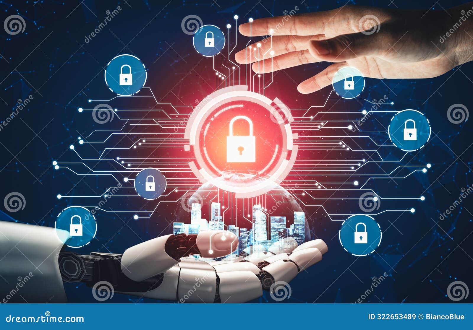 MLP Futuristic AI Thinking of Droid Robot Artificial Intelligence ...