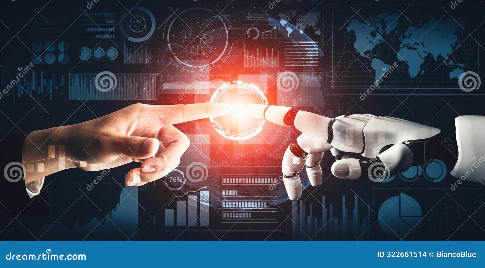 MLP Futuristic AI Thinking of Droid Robot Artificial Intelligence ...