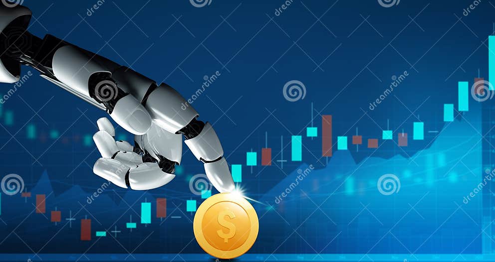 MLP Futuristic Robot Artificial Intelligence Concept. Stock ...